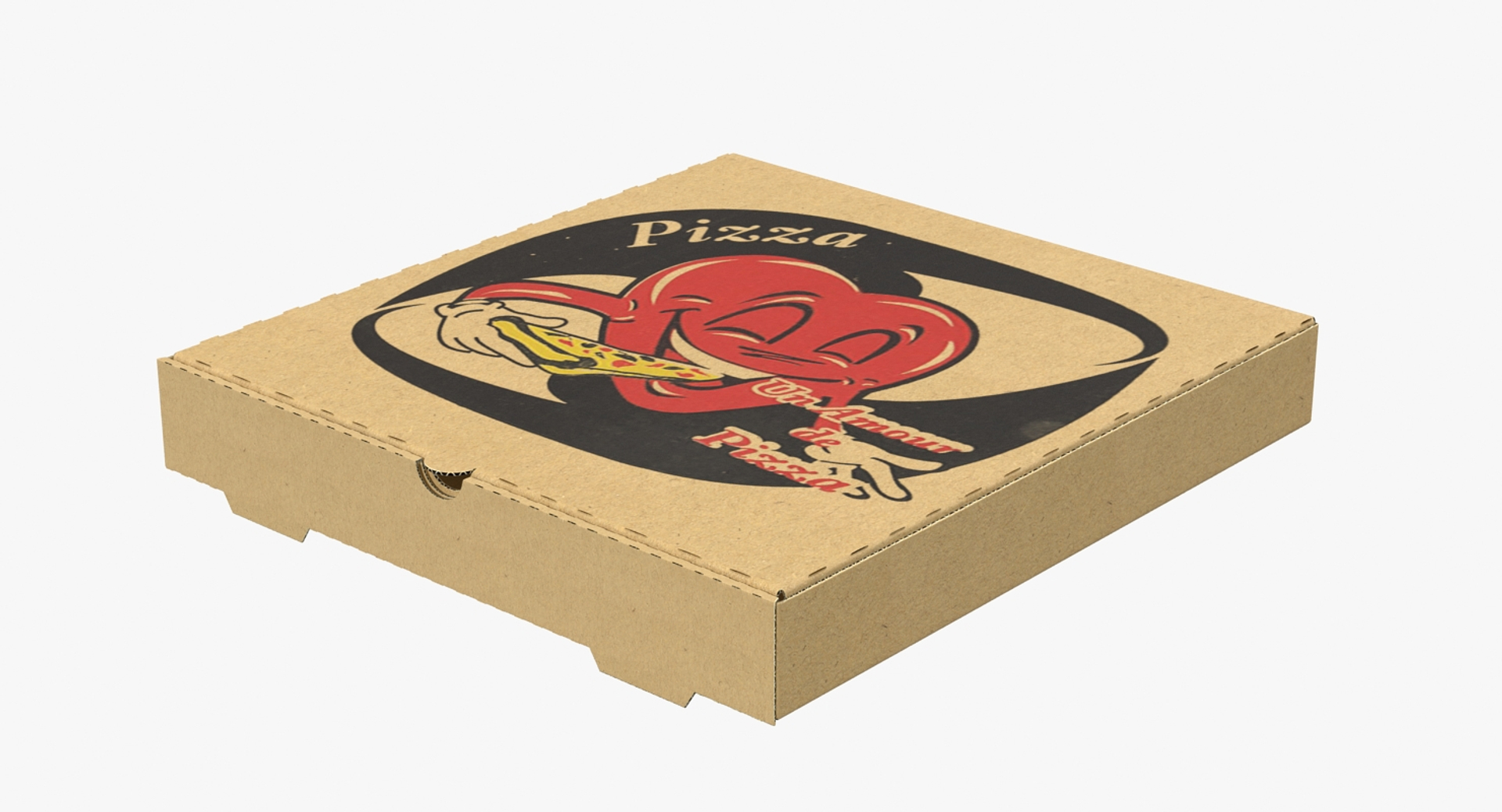 closed pizza box