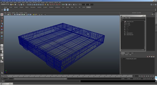 3D closed pizza box - TurboSquid 1398734