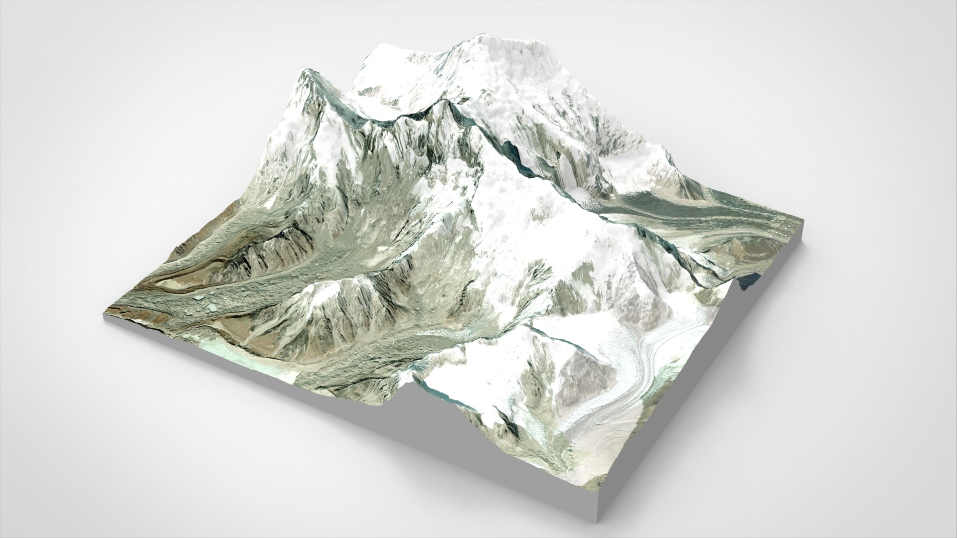 Lhotse Mountain Himalayas Nepal 3D - TurboSquid 2384598