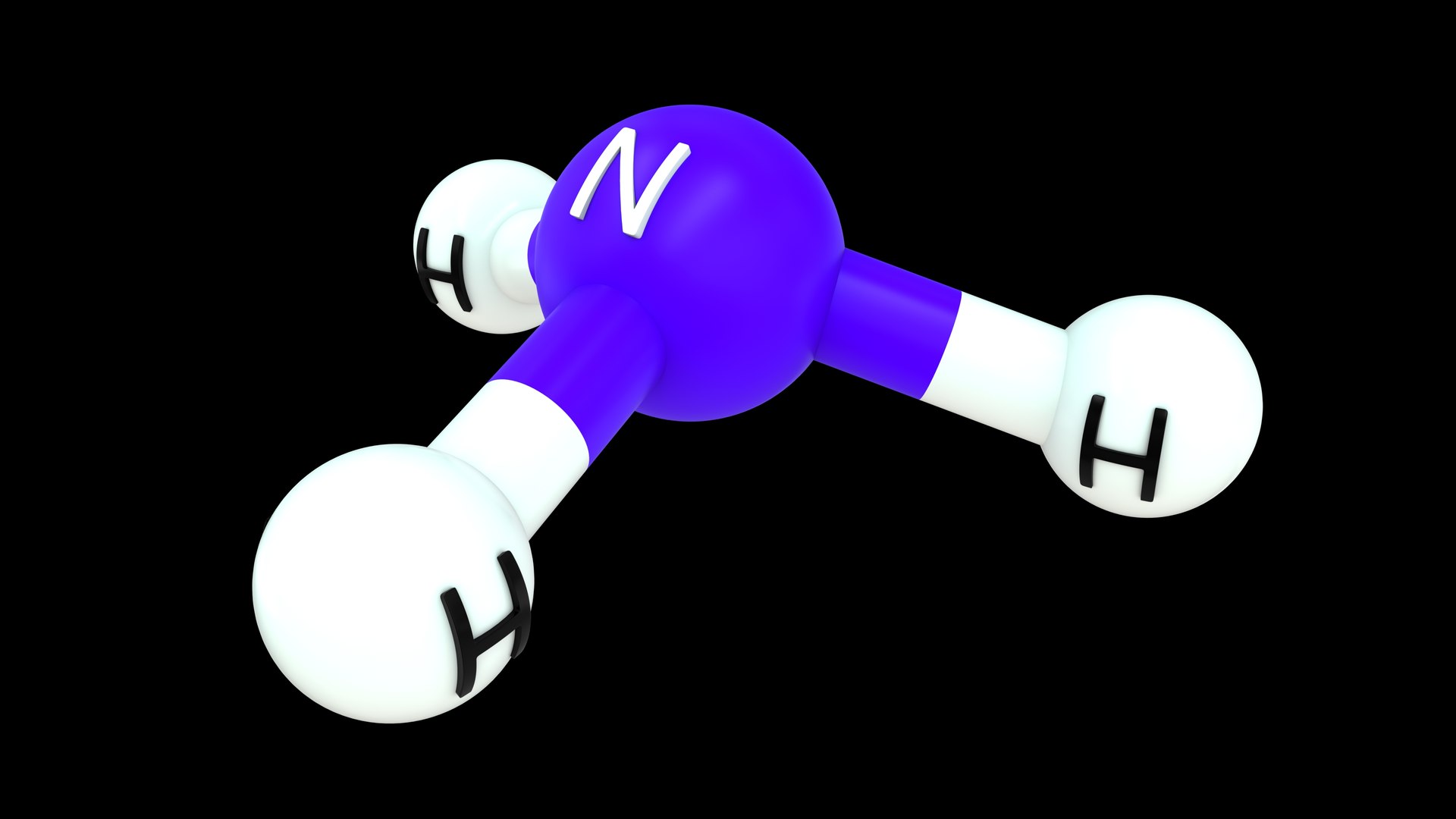 3D Ammonia Structure Model - TurboSquid 2215757