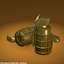 Hand Grenade Dm51 3d Model