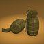 Hand Grenade Dm51 3d Model