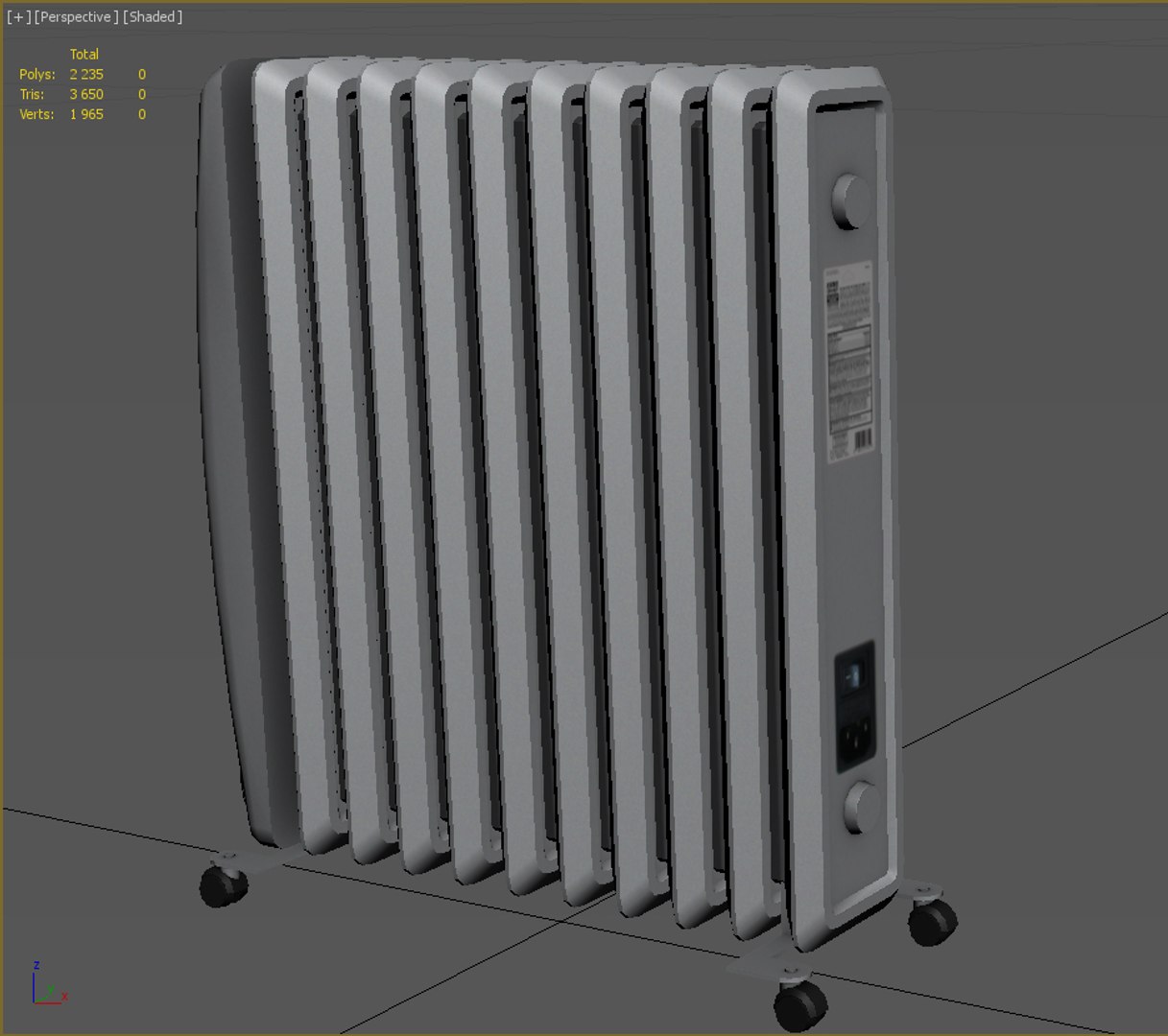 3d model heater ready games