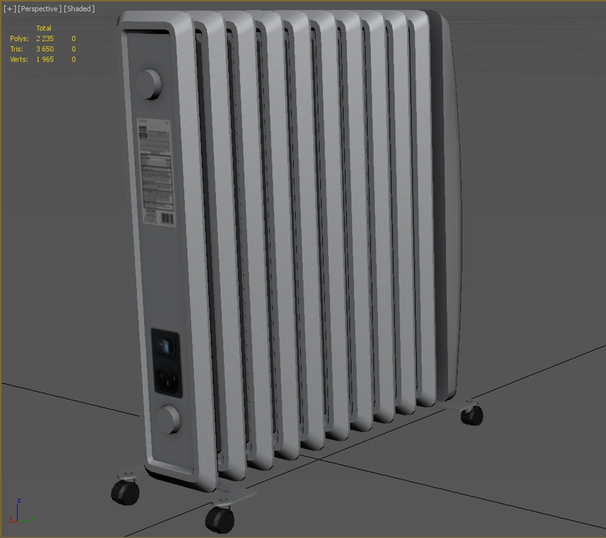 3d model heater ready games