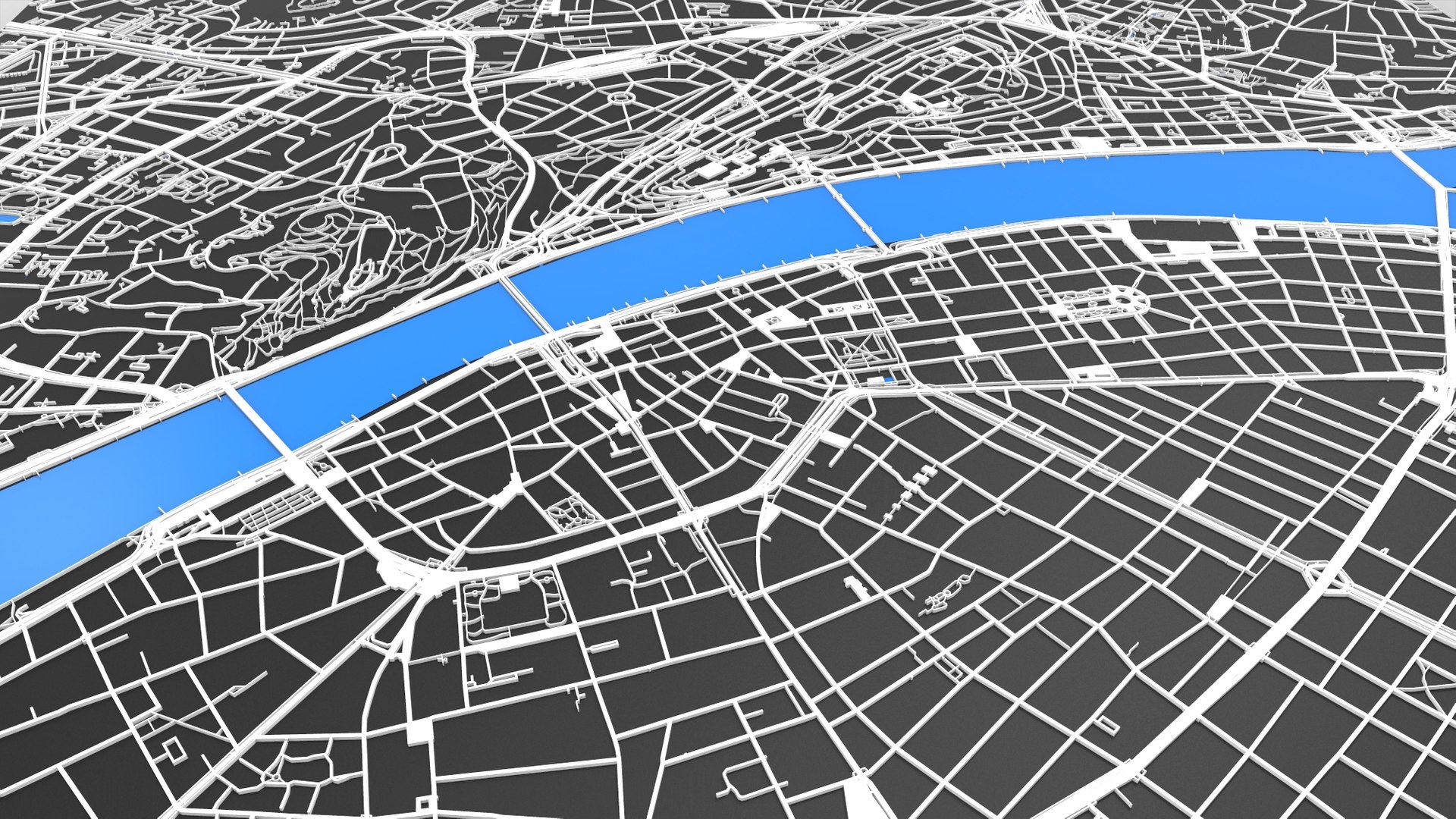 Cityscape Budapest Hungary Streets And Roads Model - TurboSquid 2255869
