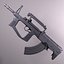 Assault Rifle A-91 Russia 3d Max