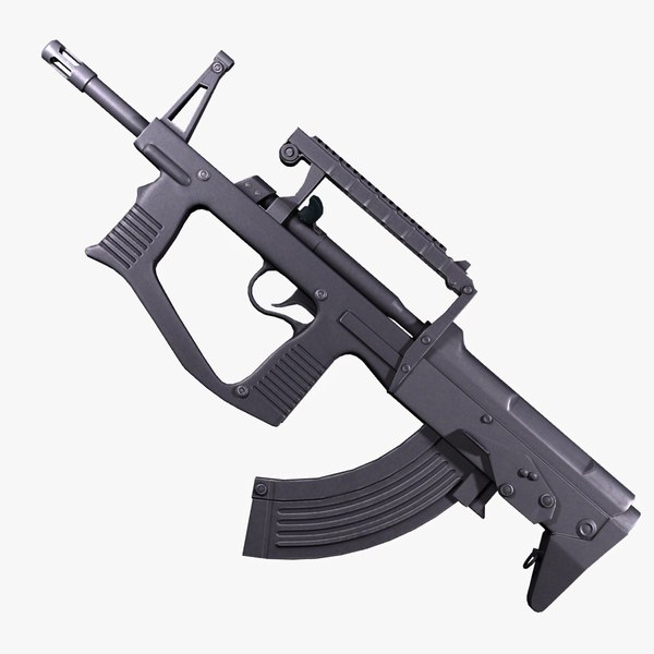 assault rifle a-91 russia 3d max