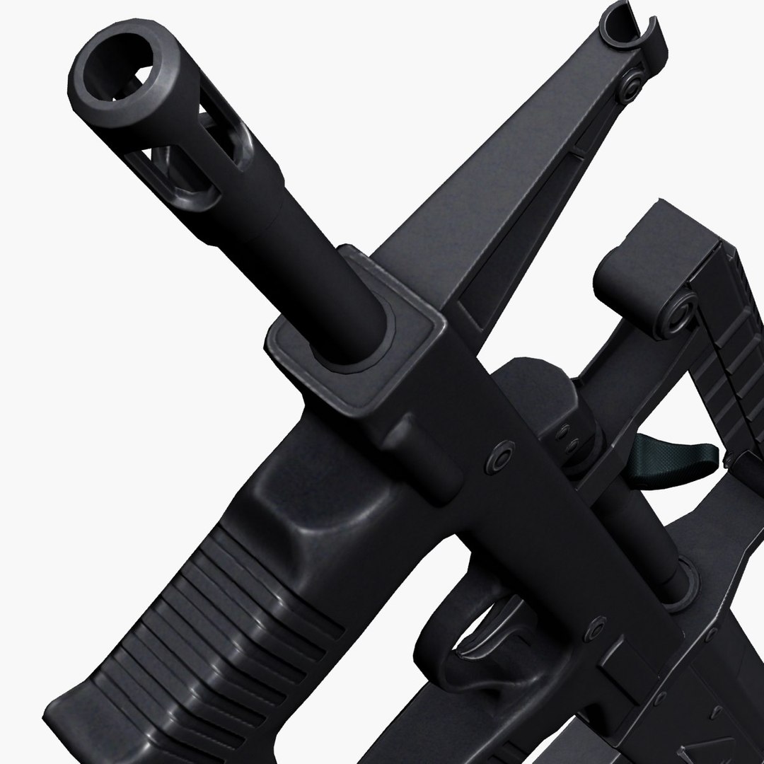 Assault Rifle A-91 Russia 3d Max