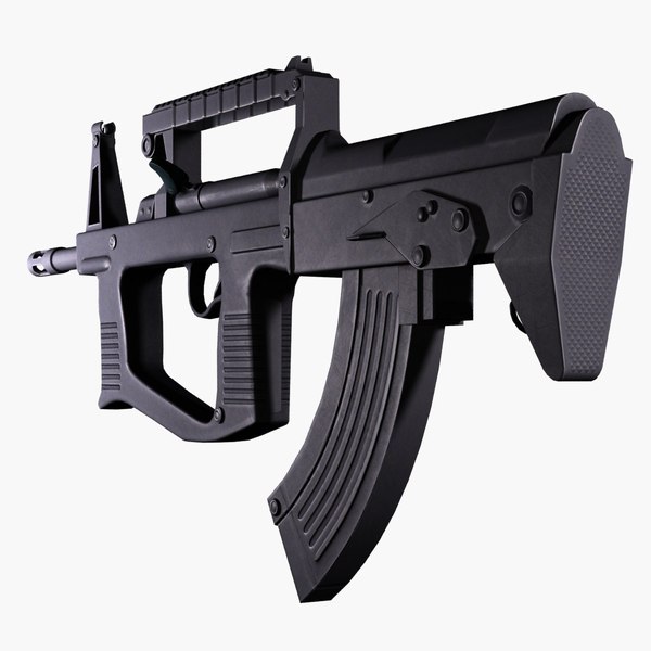 assault rifle a-91 russia 3d max