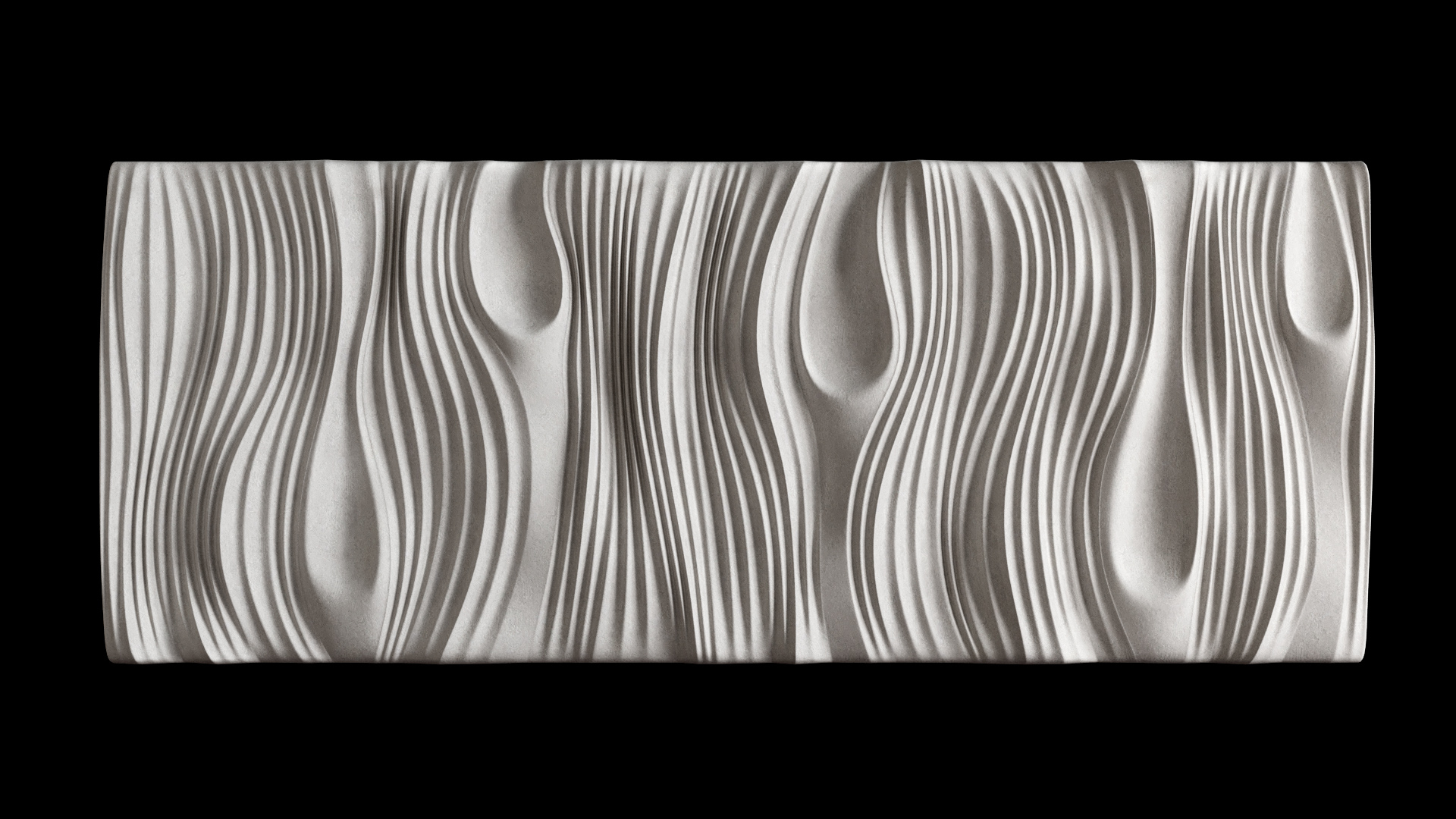 3D Wave Wall - TurboSquid 2329478