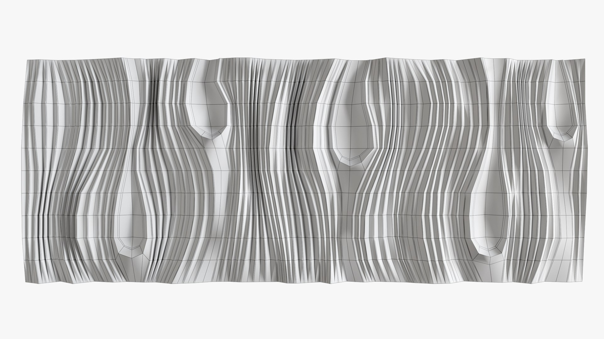 3D Wave Wall - TurboSquid 2329478