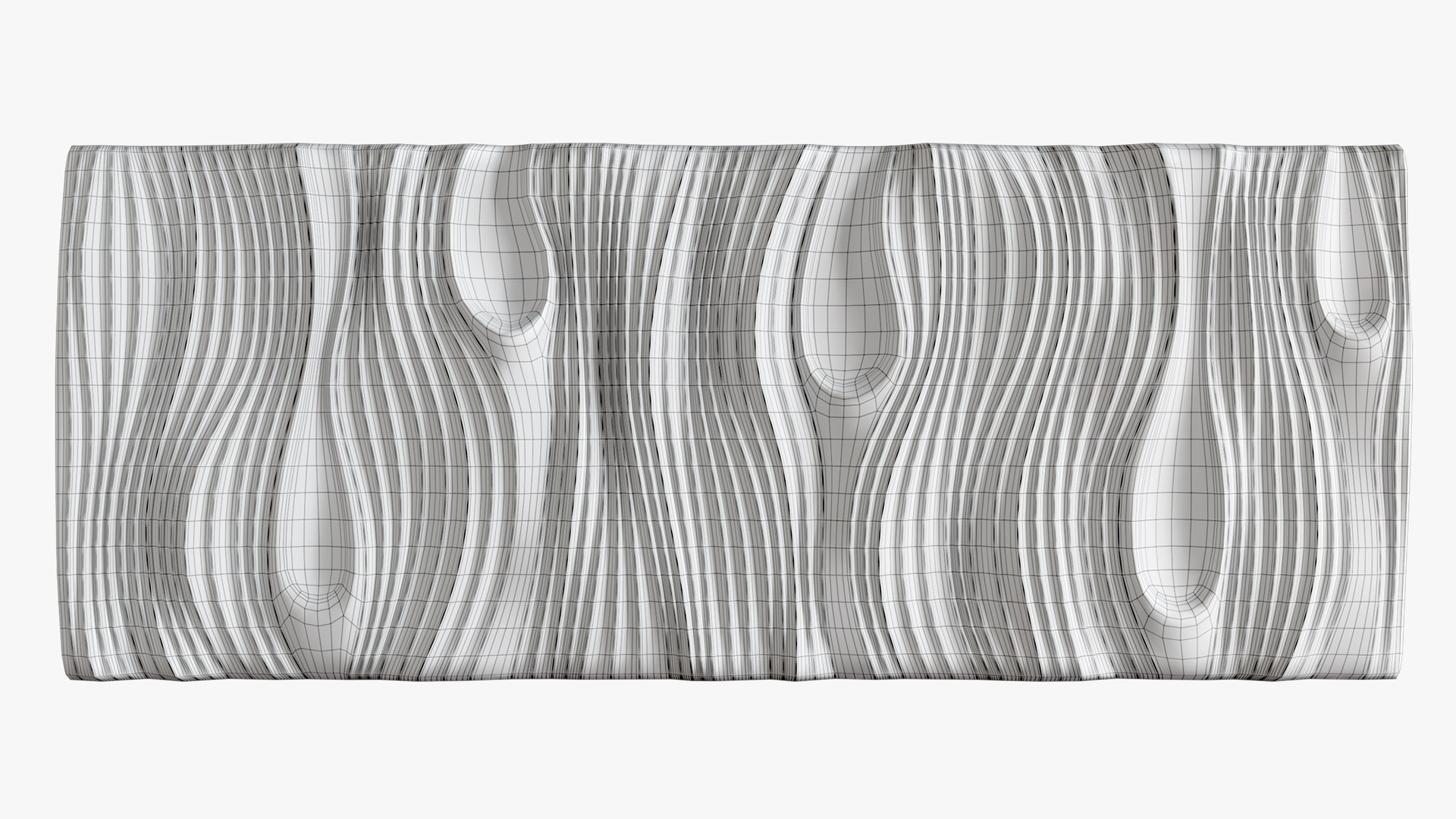 3D Wave Wall - TurboSquid 2329478