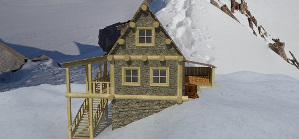 Blockhouse 2 model - TurboSquid 1220548