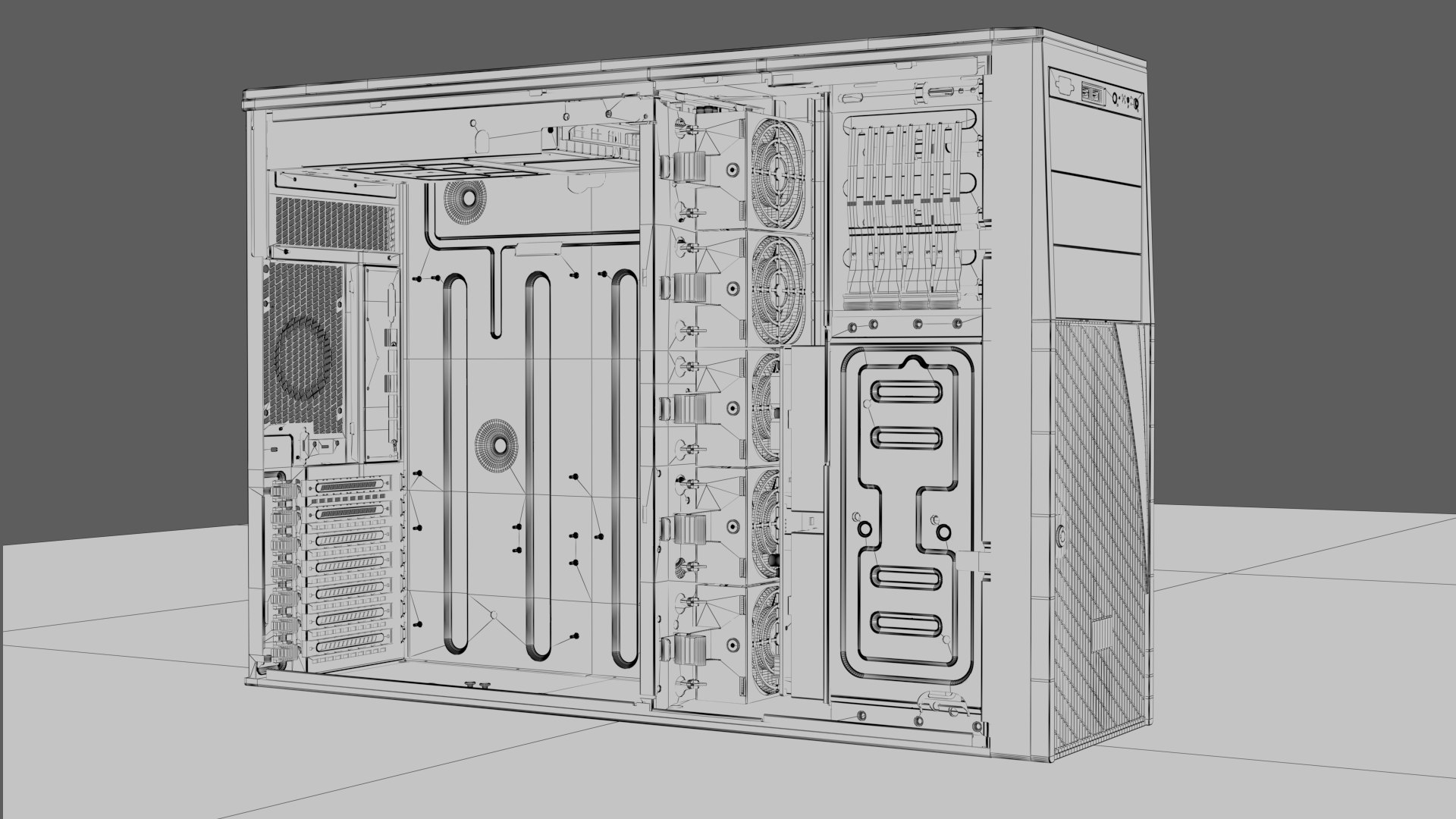 3D 4u Server - TurboSquid 1498412