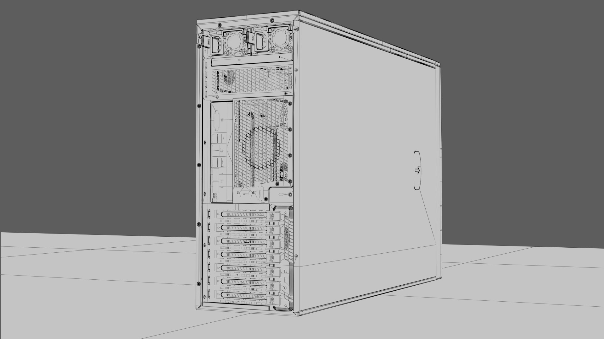 3D 4u Server - TurboSquid 1498412