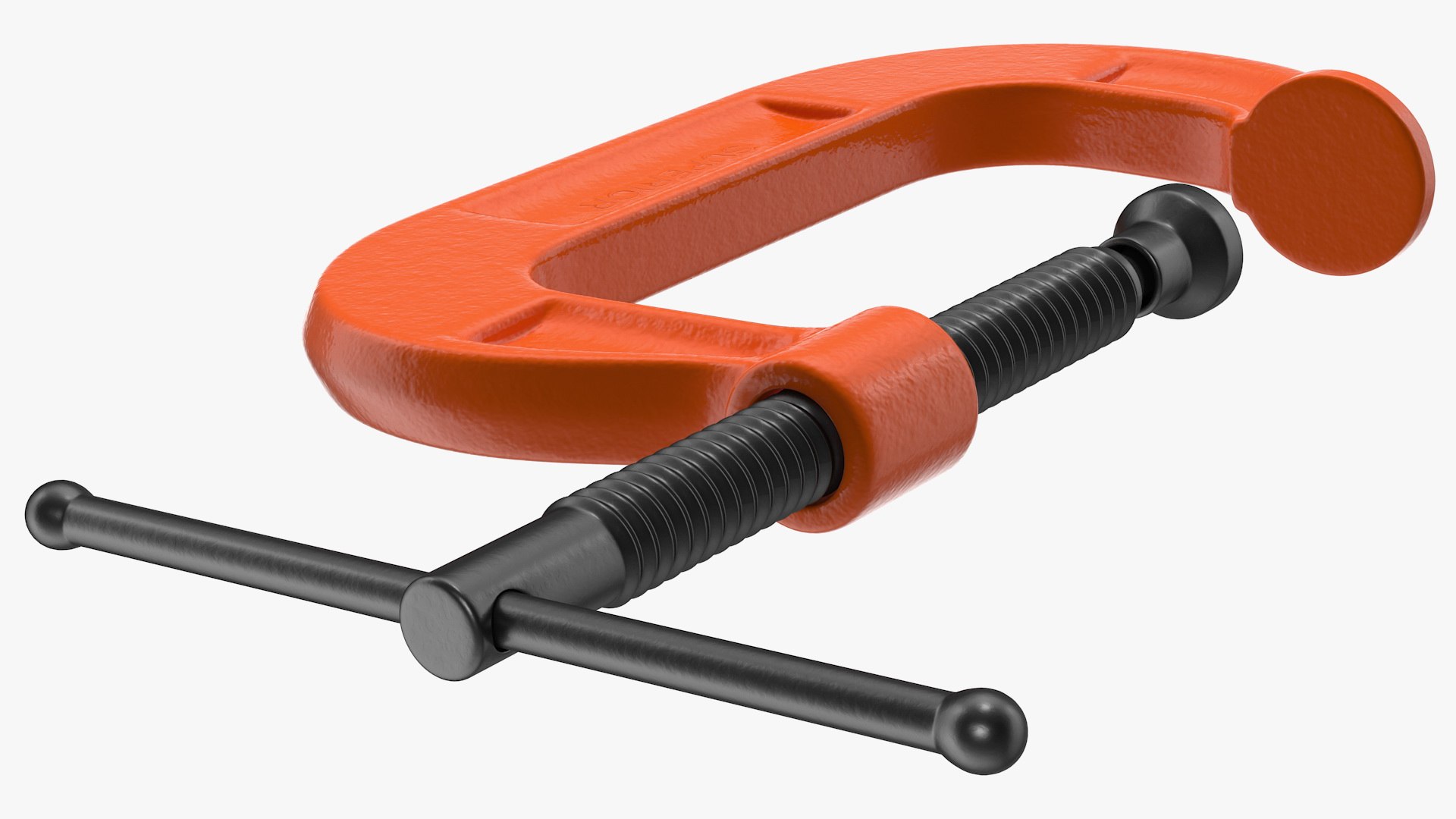 3D Forged Orange C-clamp Clamping Model - TurboSquid 1493308