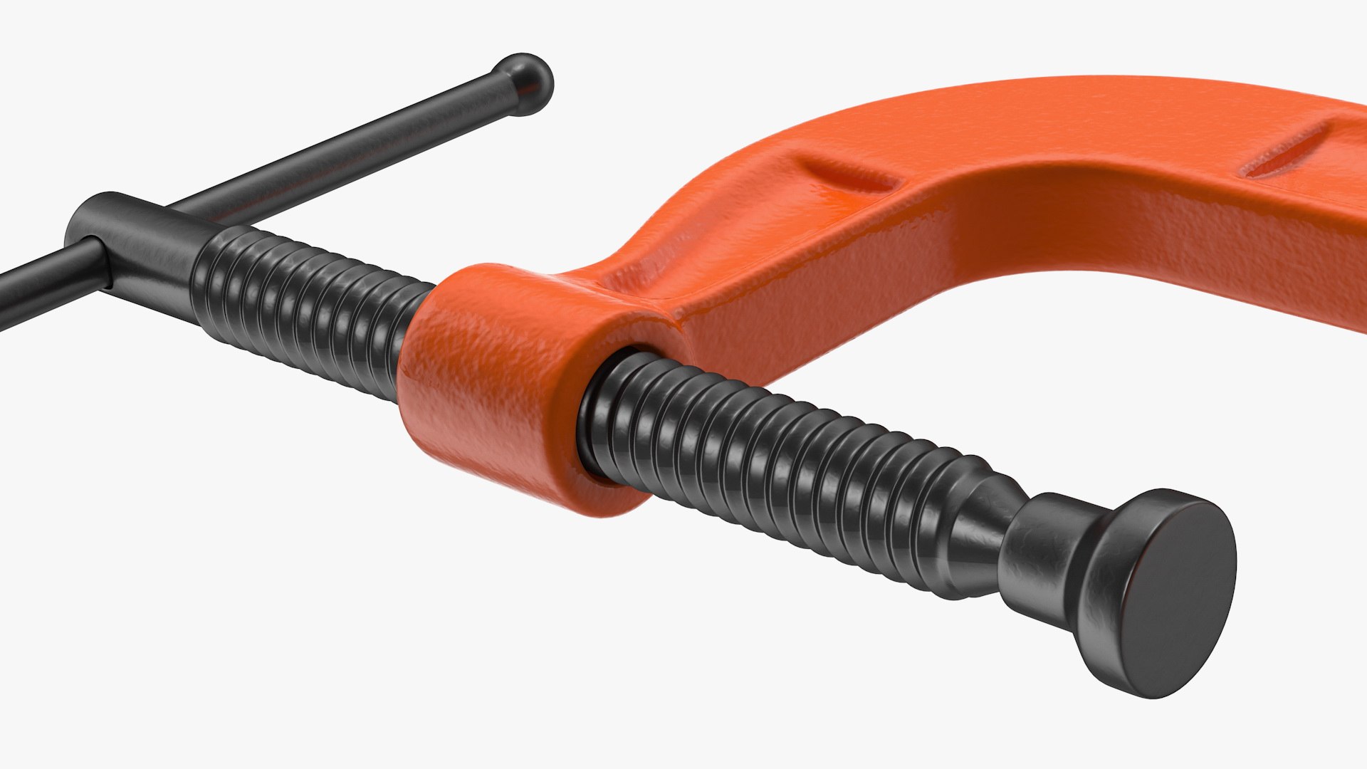 3D Forged Orange C-clamp Clamping Model - TurboSquid 1493308