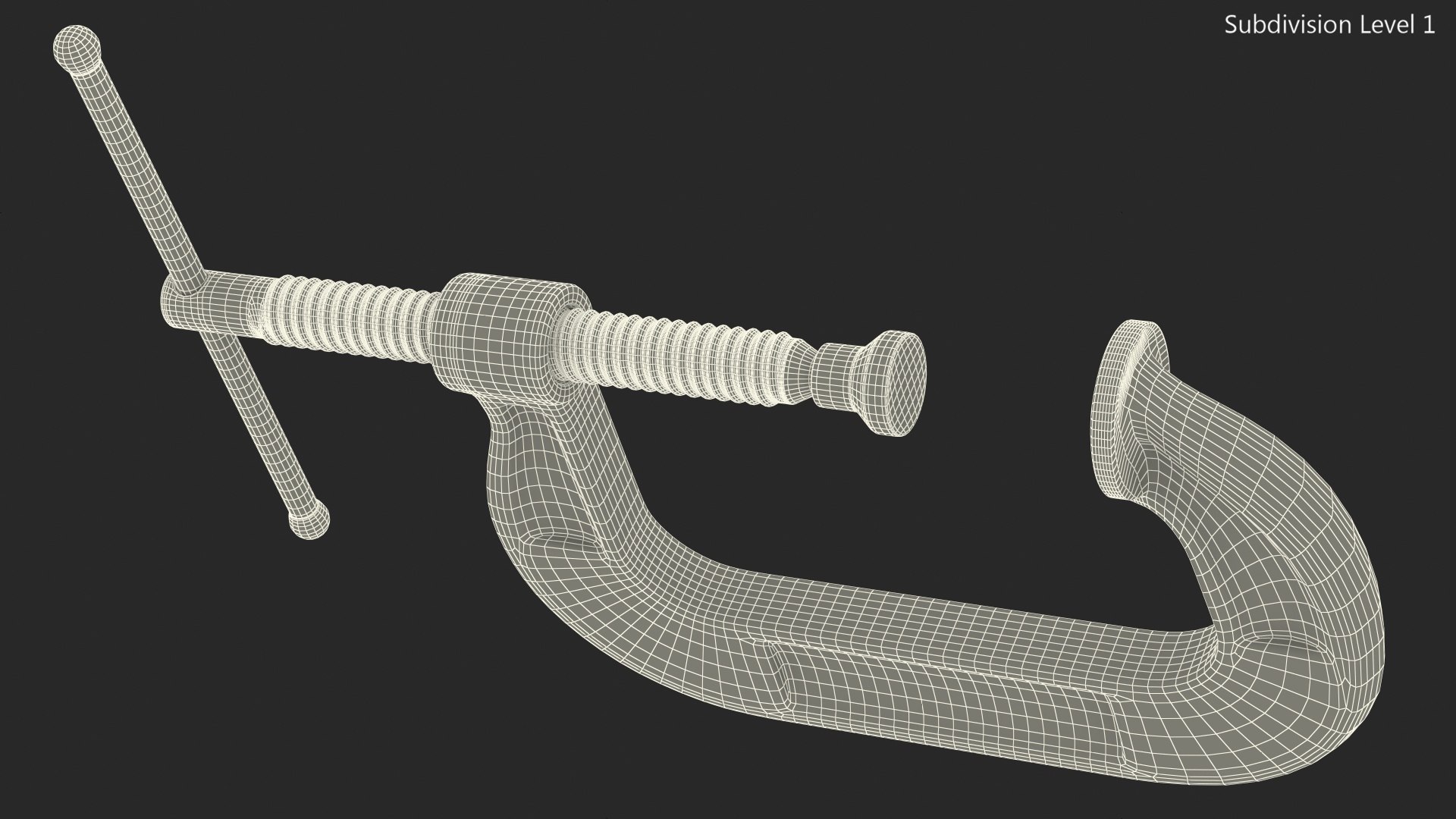 3D Forged Orange C-clamp Clamping Model - TurboSquid 1493308