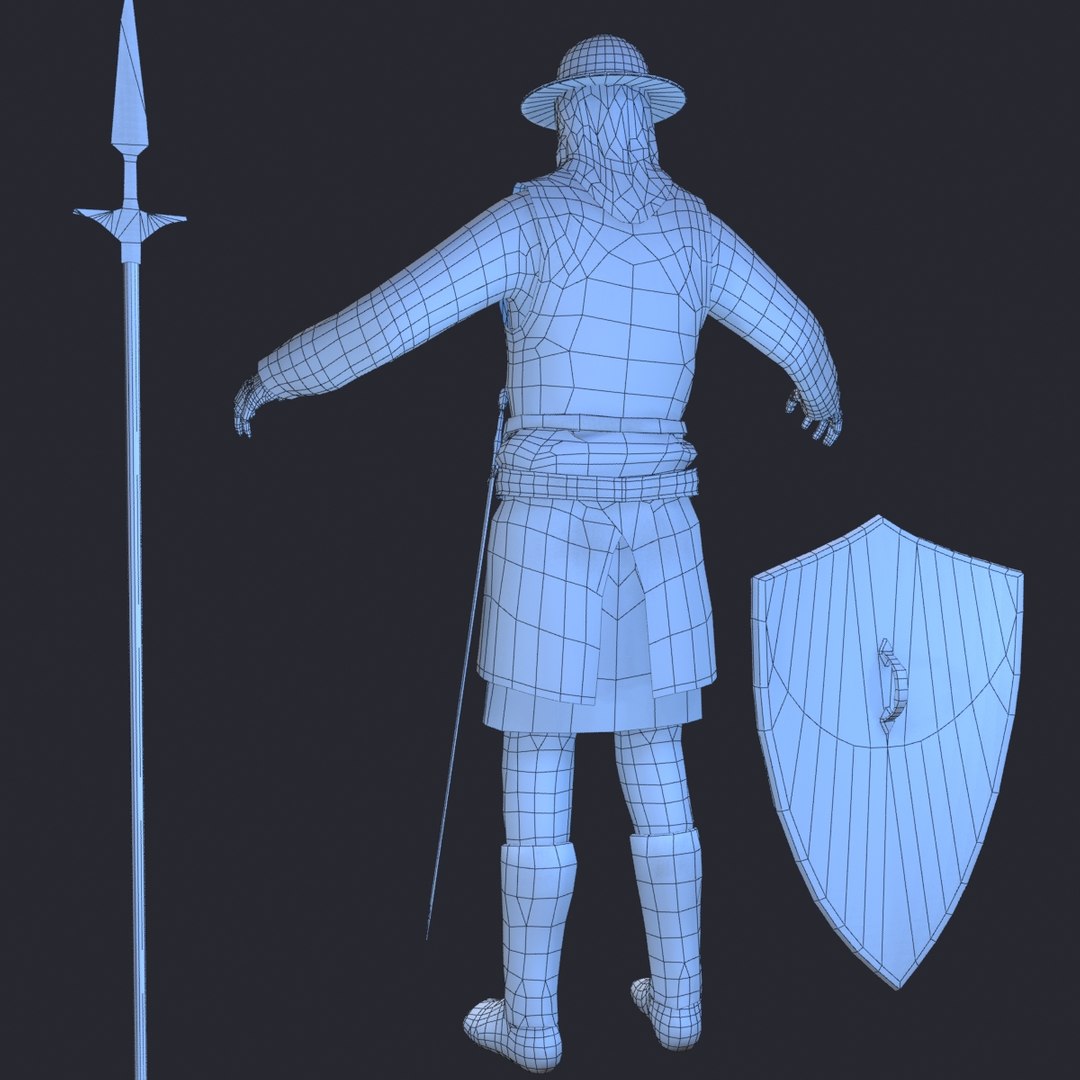 3D model spear man - TurboSquid 1417546