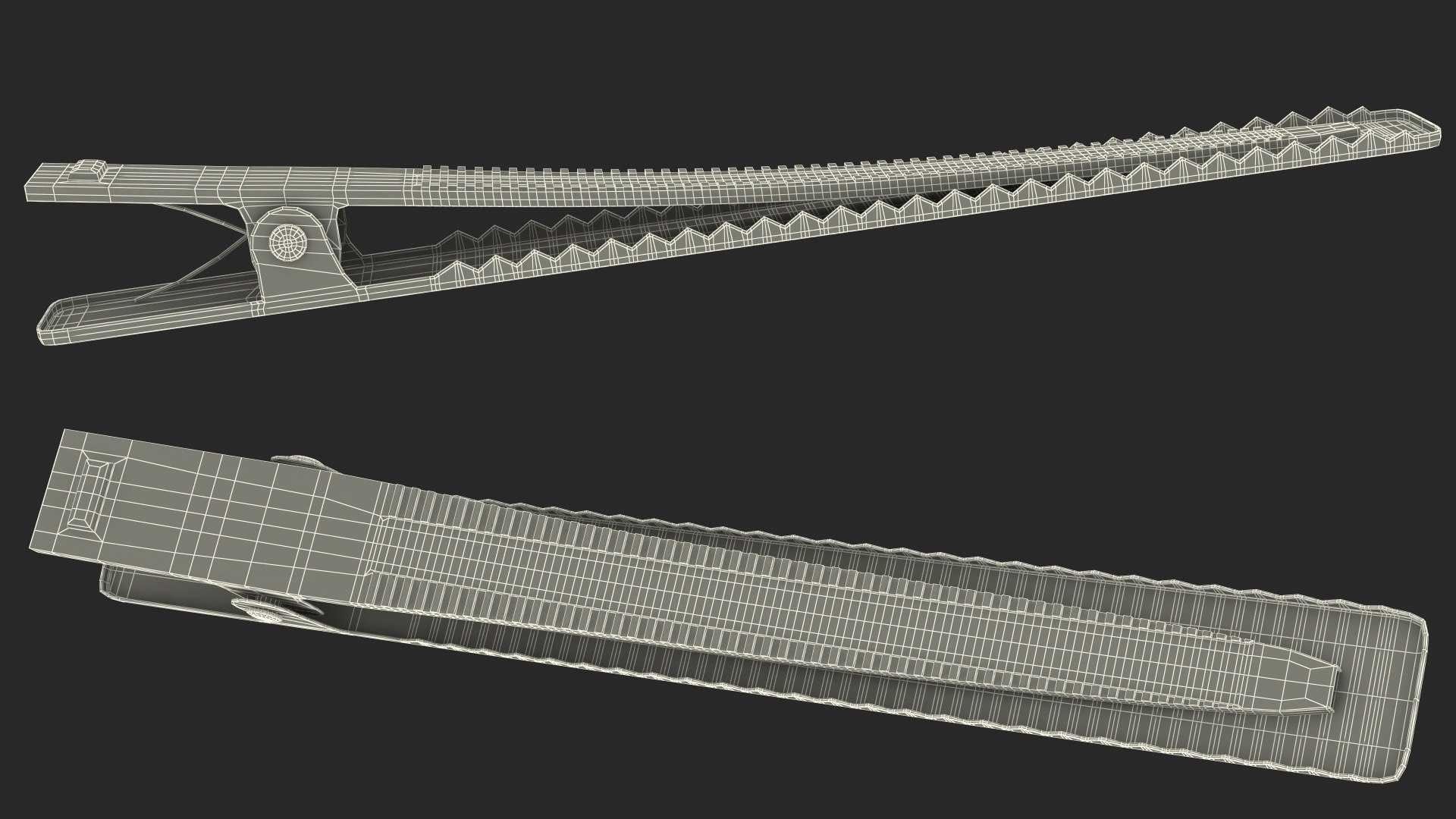 Alligator hair hairstyle 3D model - TurboSquid 1451491