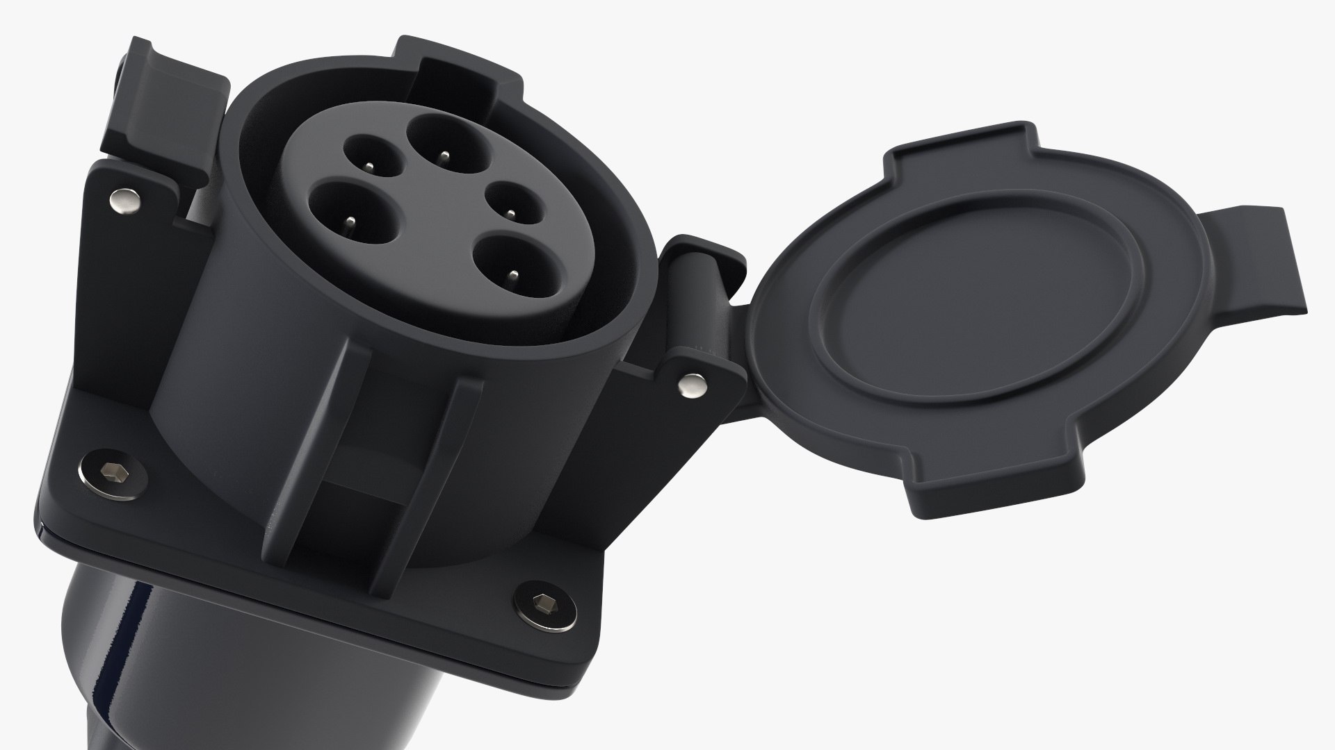 3D Model SAE J1772 Level 2 EV Charging Connector - TurboSquid 1815163