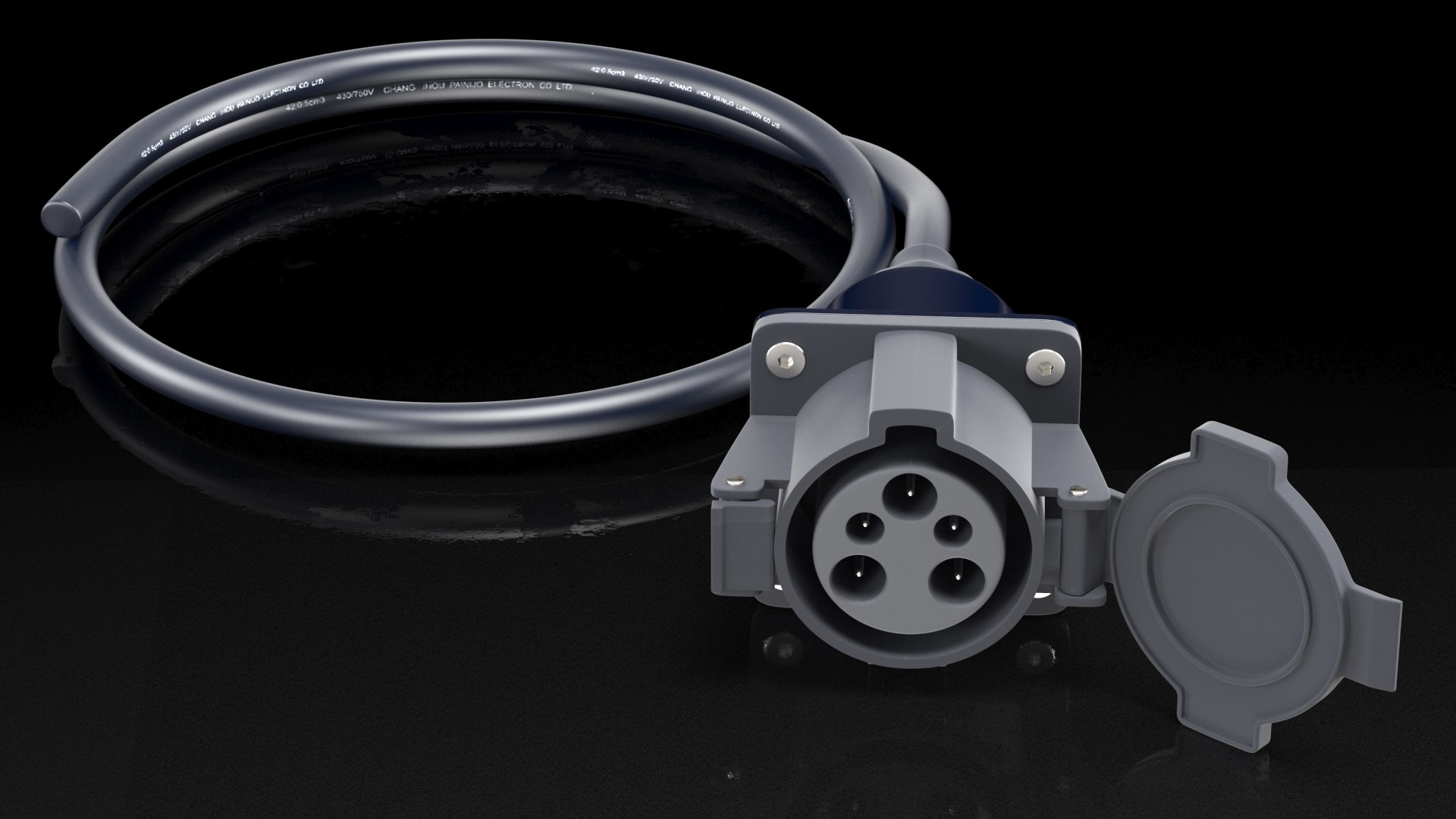 3D model SAE J1772 Level 2 EV Charging Connector - TurboSquid 1815163