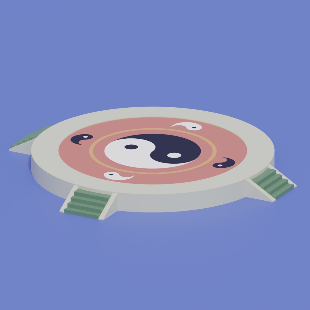 3D Chinese Kung Fu Arena - TurboSquid 2336840