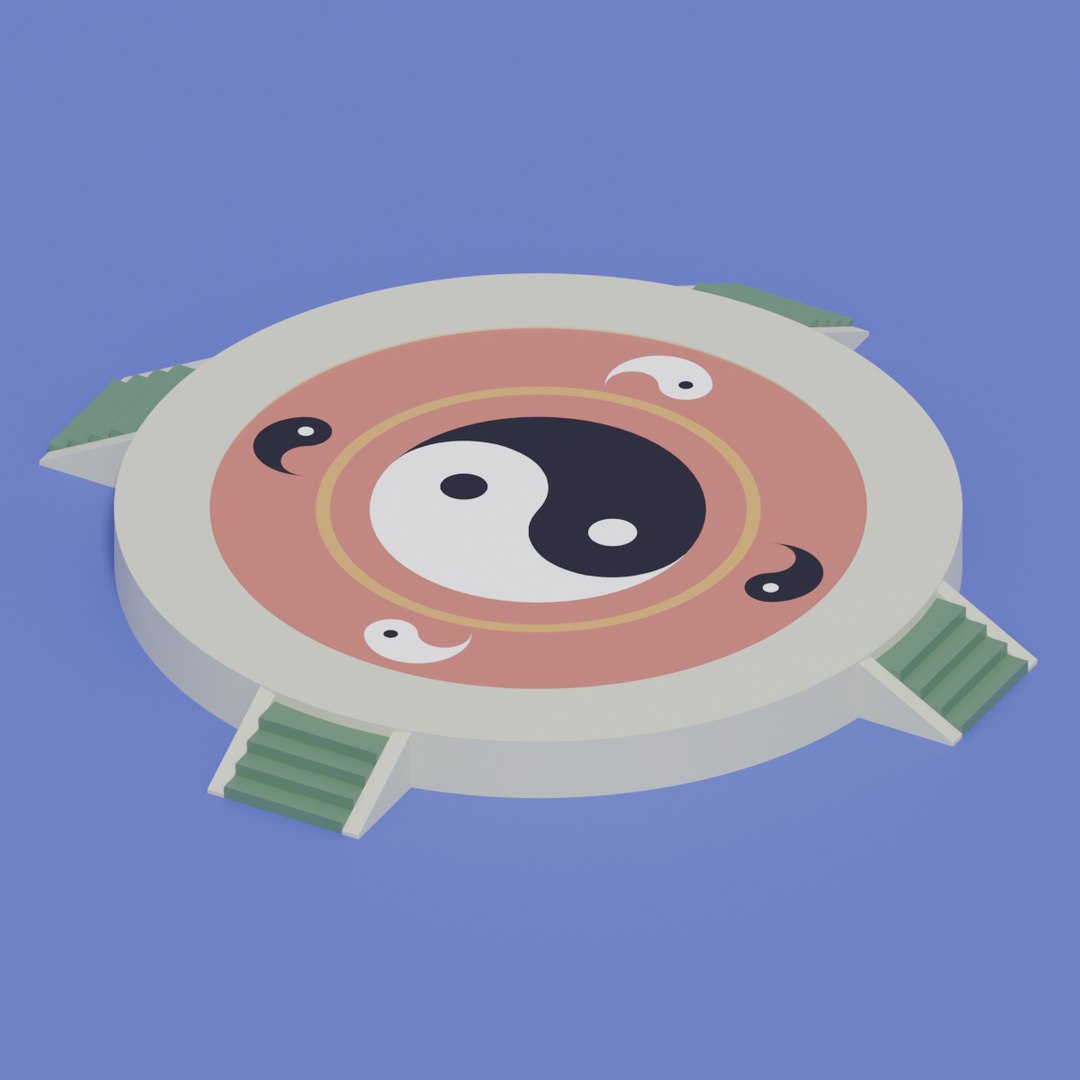3D Chinese Kung Fu Arena - TurboSquid 2336840