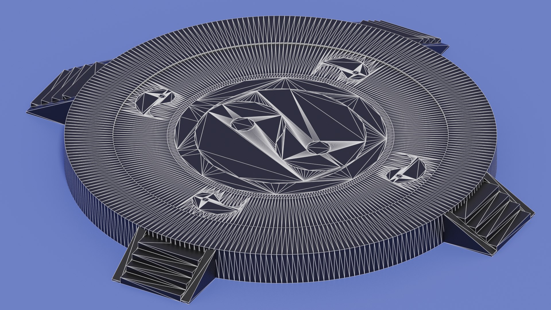 3D Chinese Kung Fu Arena - TurboSquid 2336840