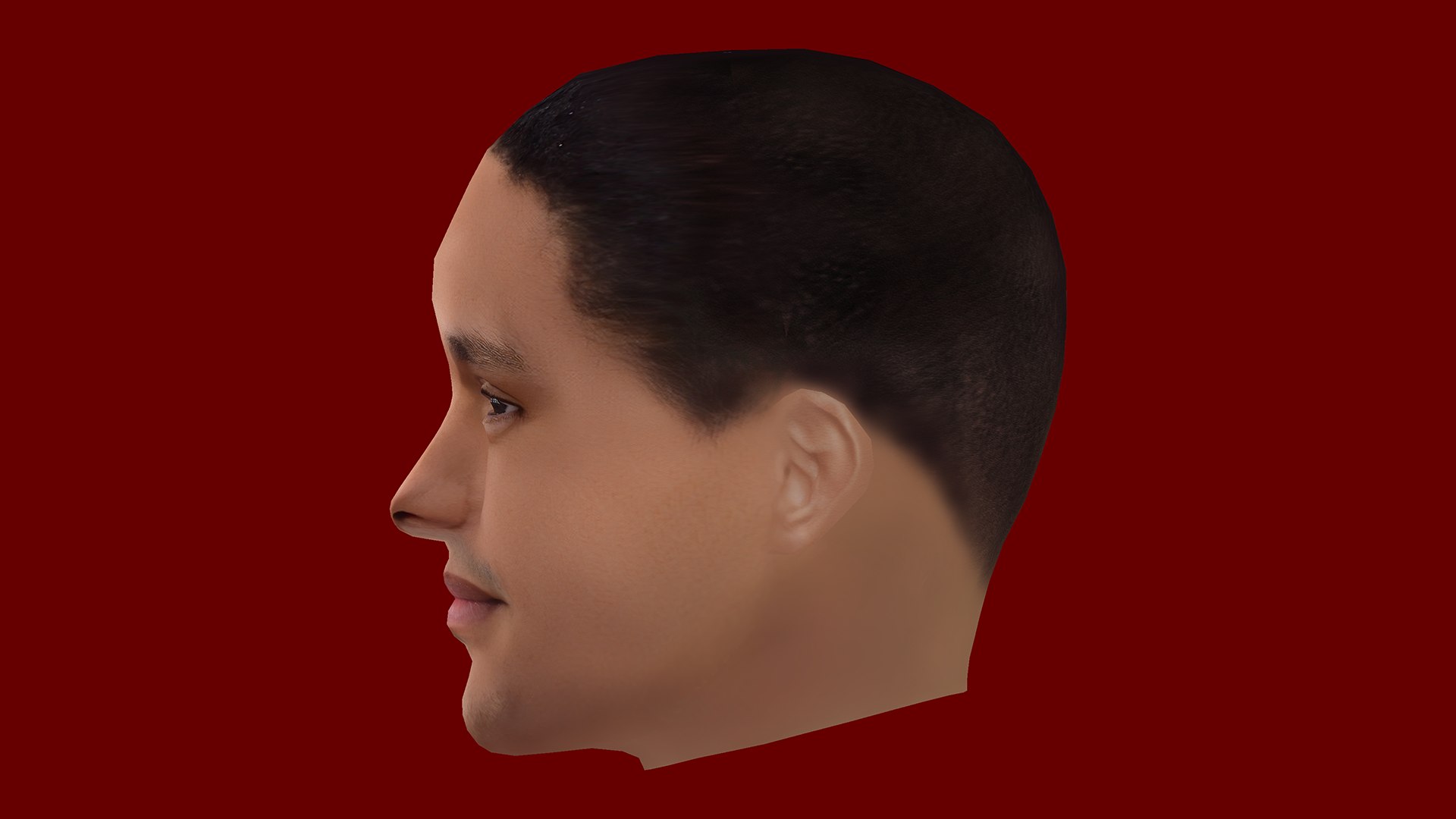 Trevor Noah Head - Low Poly Head For Game Low-poly 3D Model ...
