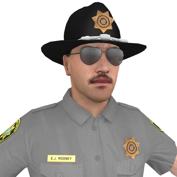 3D model sheriff man gun - TurboSquid 1353804