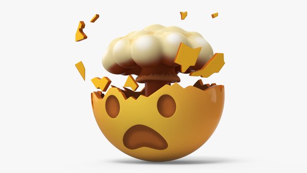 modelo 3d Cabeza explosiva emoji - TurboSquid 2239280