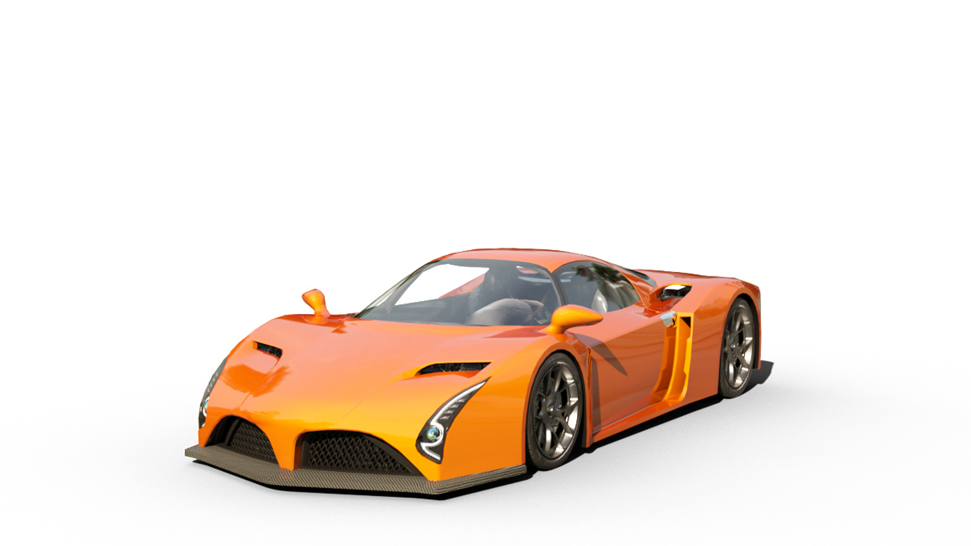 3D Generic Supercar V15 Model - TurboSquid 1467010
