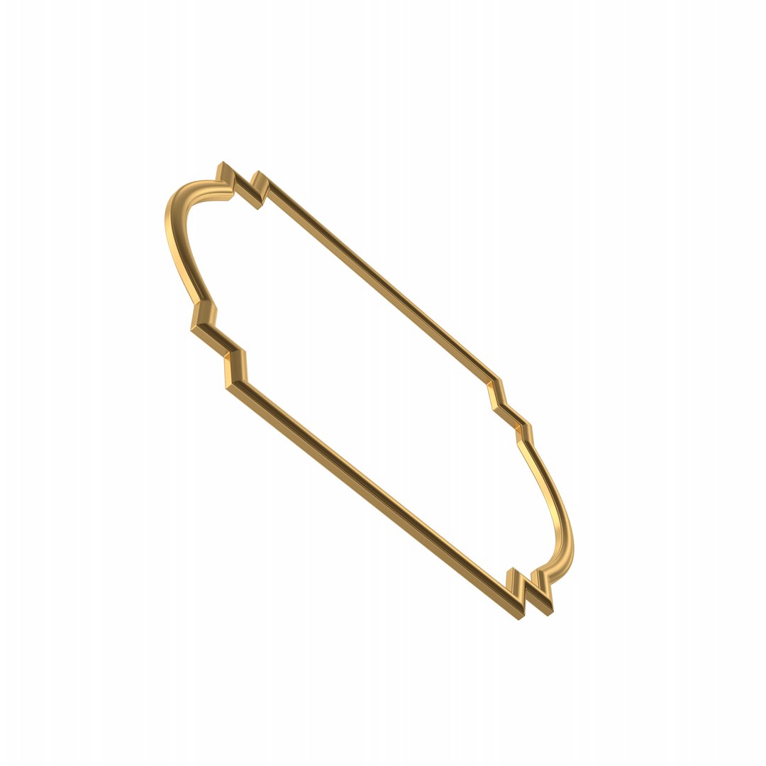 Gold Frame 3D Model - TurboSquid 2233295