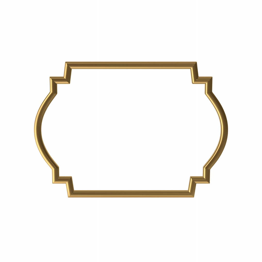 Gold Frame 3D Model - TurboSquid 2233295