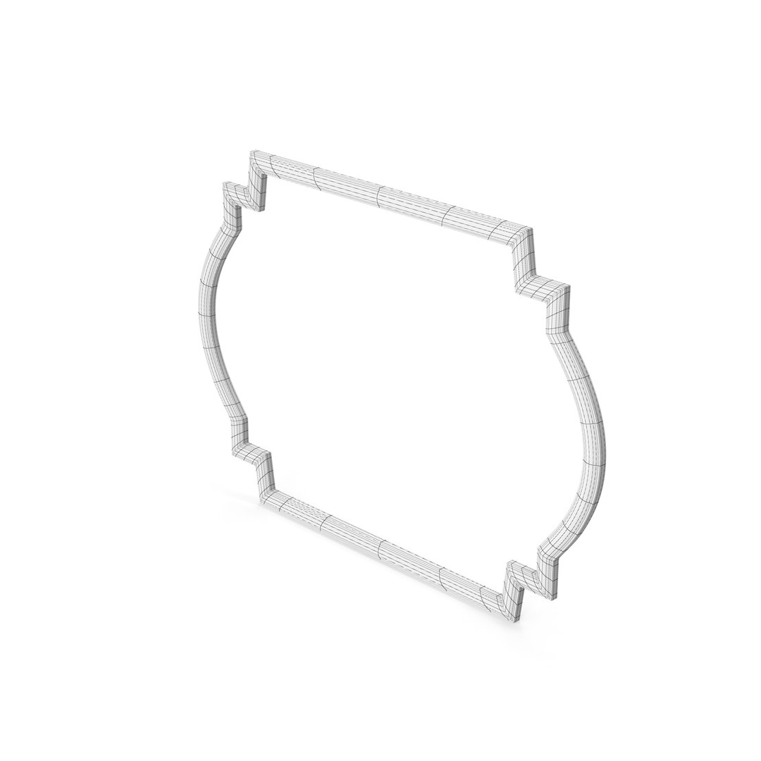 Gold Frame 3D Model - TurboSquid 2233295