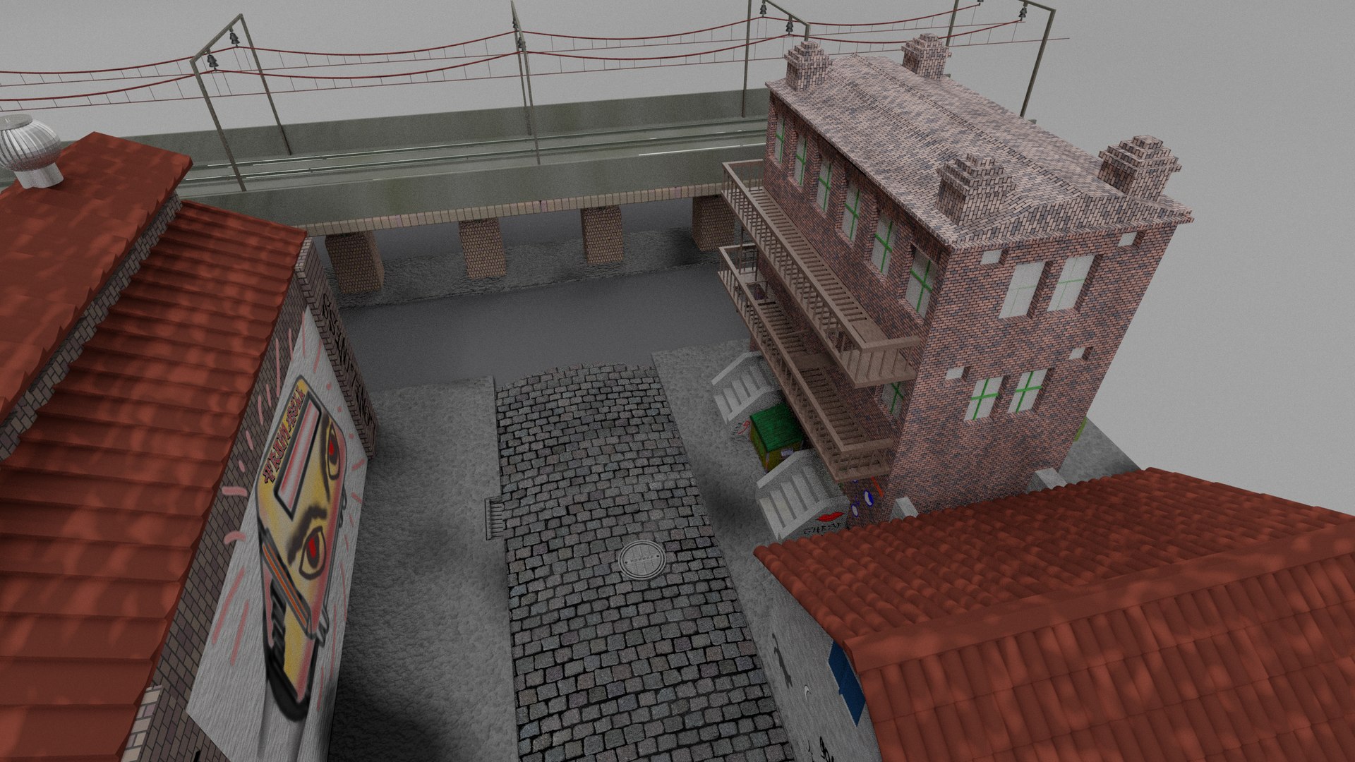 3D model dead-end alley | 1145591 | TurboSquid