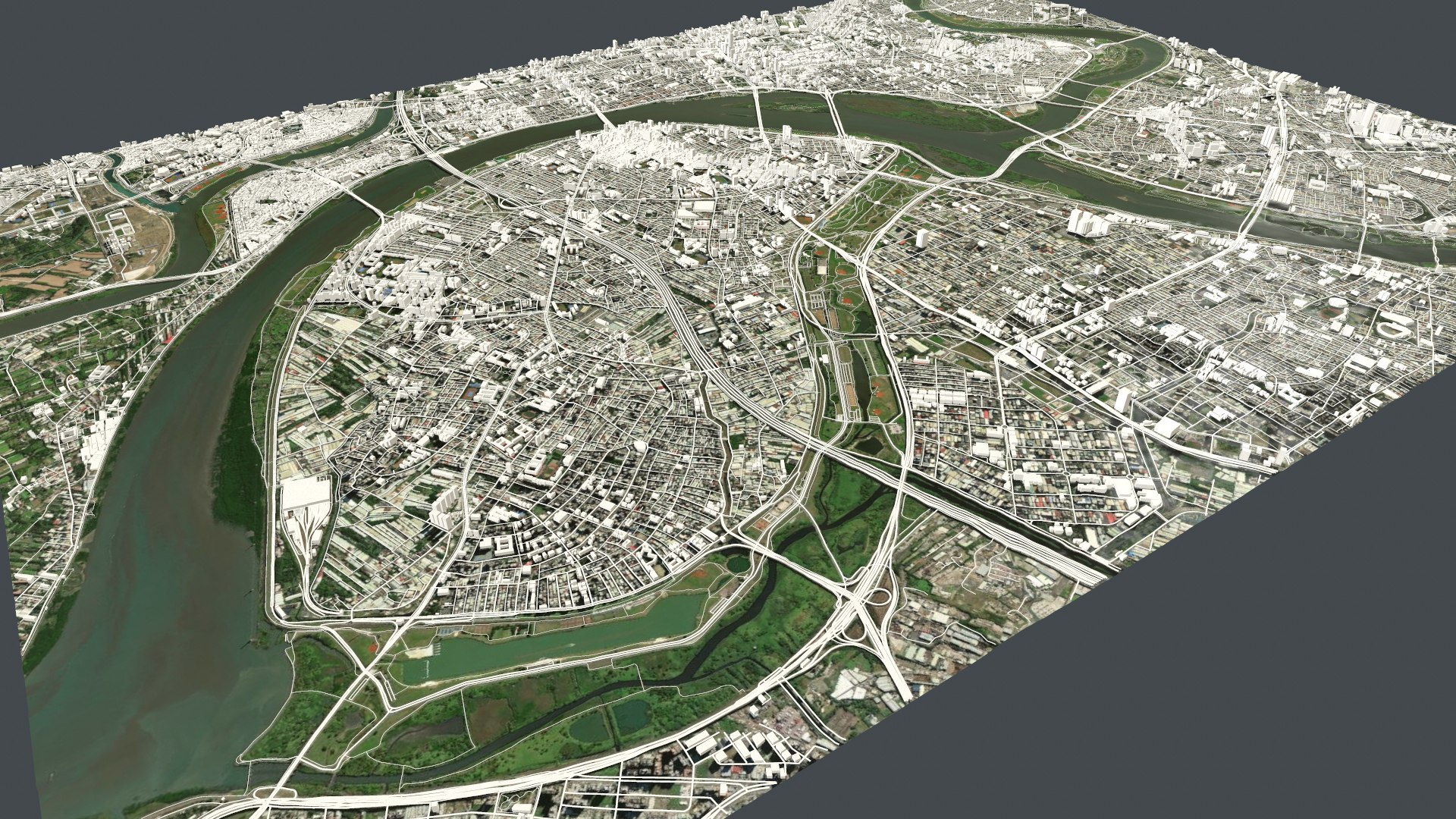 3D model Cityscape Taipei Taiwan - TurboSquid 1745332