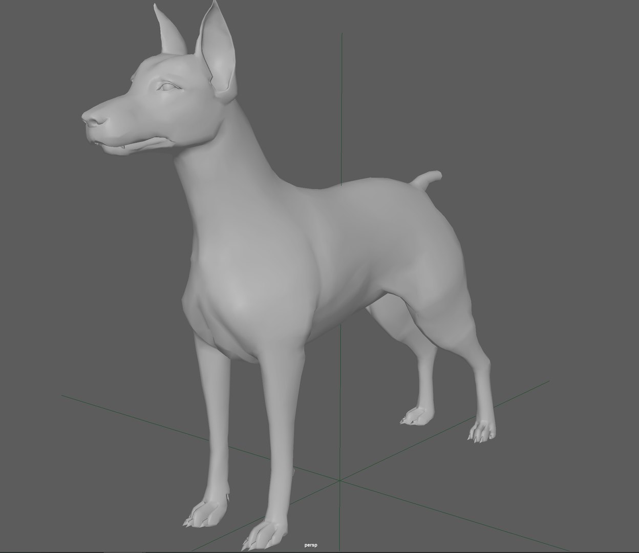 3D Doberman Dog Rig - TurboSquid 1980957