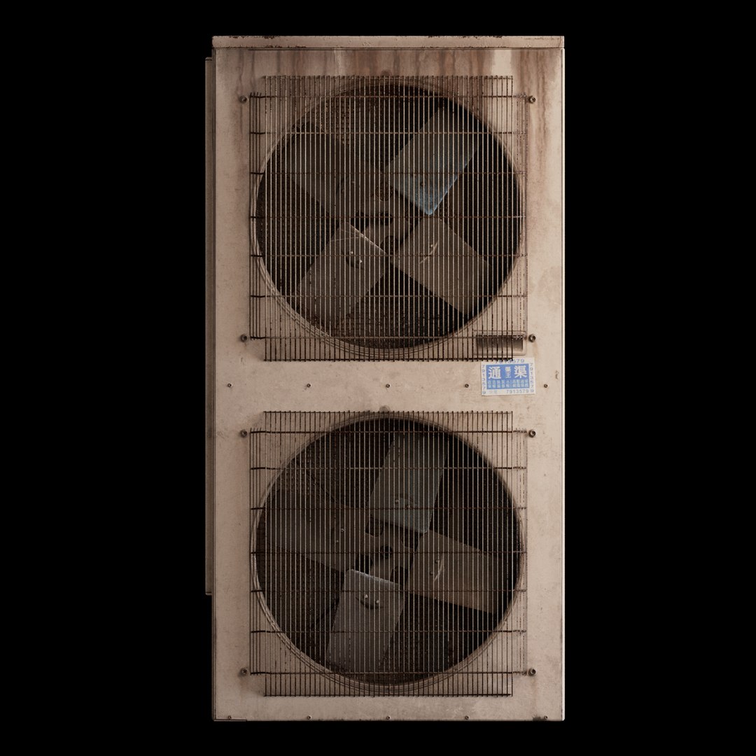 3D Model Air Conditioner Condenser - Photorealistic Set - TurboSquid ...