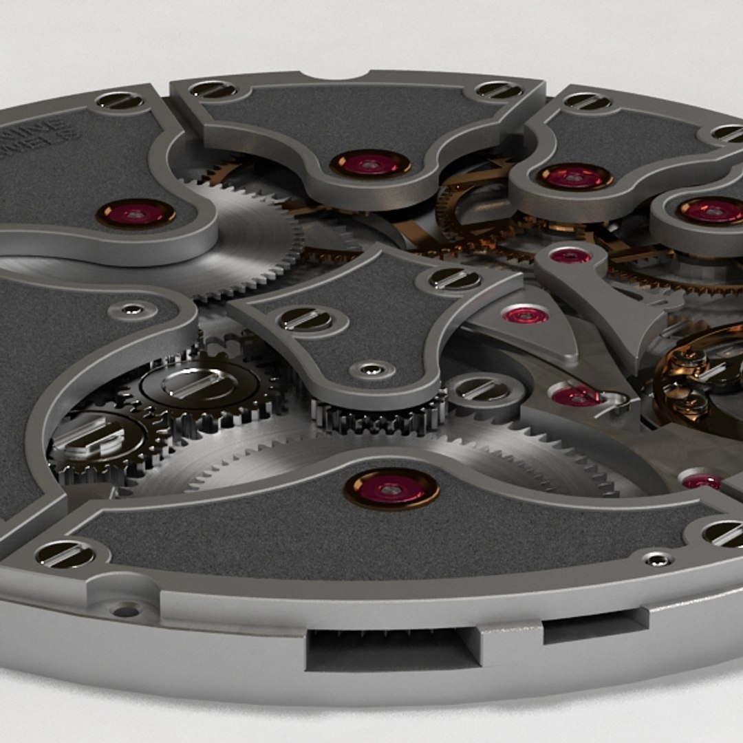 Watch Mechanism 3d 3ds
