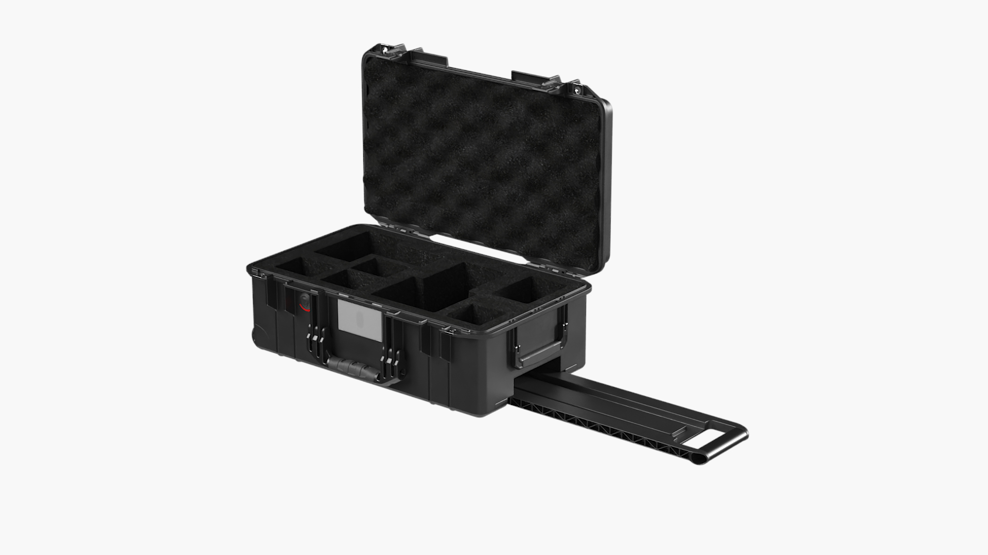 3D Heavy Duty Air Tight Rolling Case And Camera Foam Insert Model ...