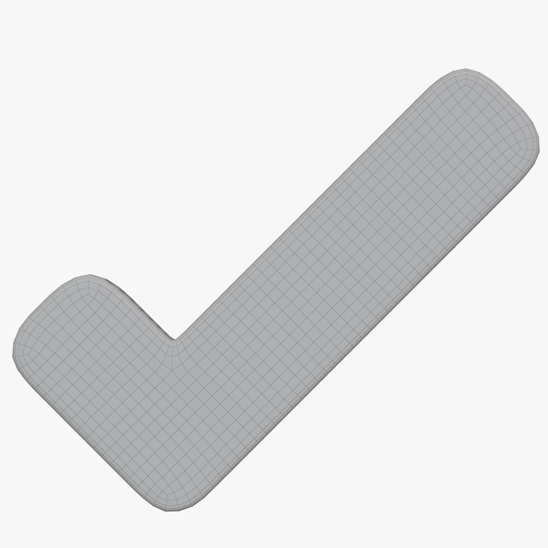 Check Mark Model - TurboSquid 1963663