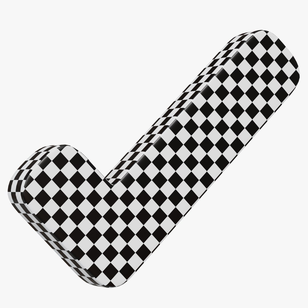 Check Mark Model - TurboSquid 1963663