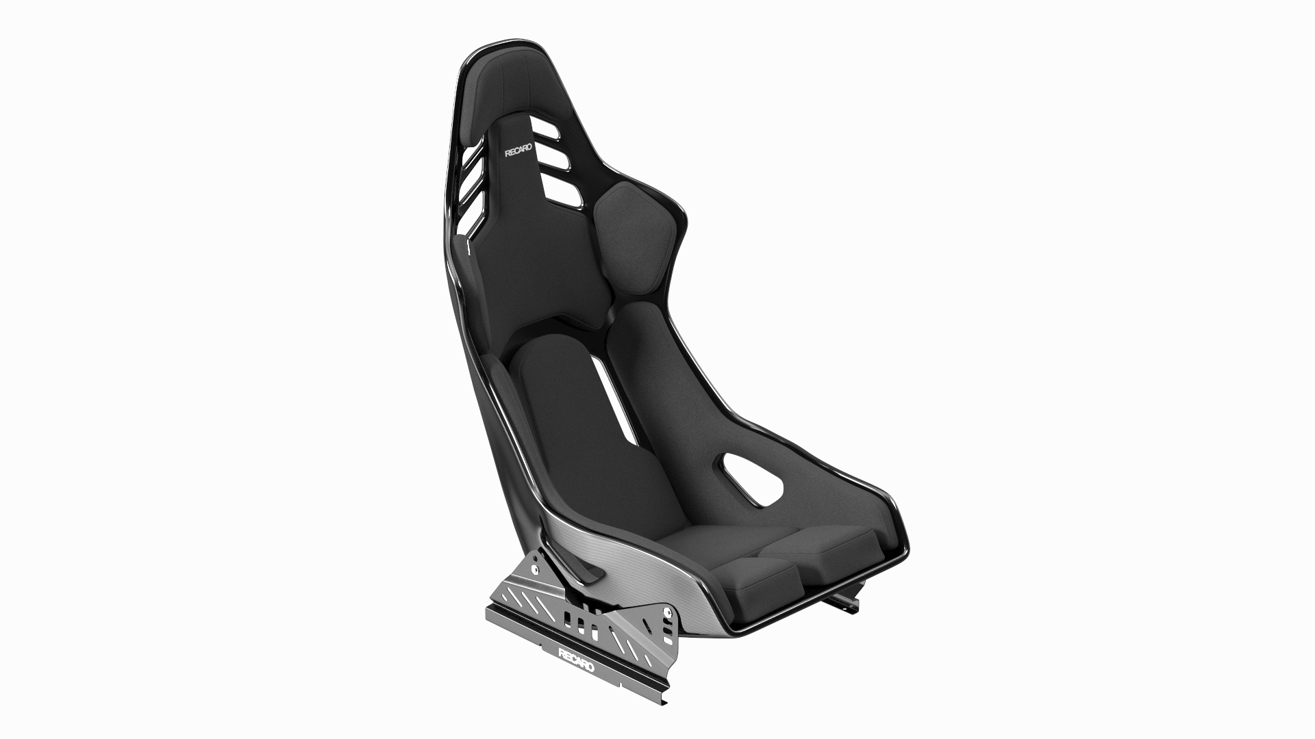 3D RECARO Podium CF Black Racing Seat - TurboSquid 2152186