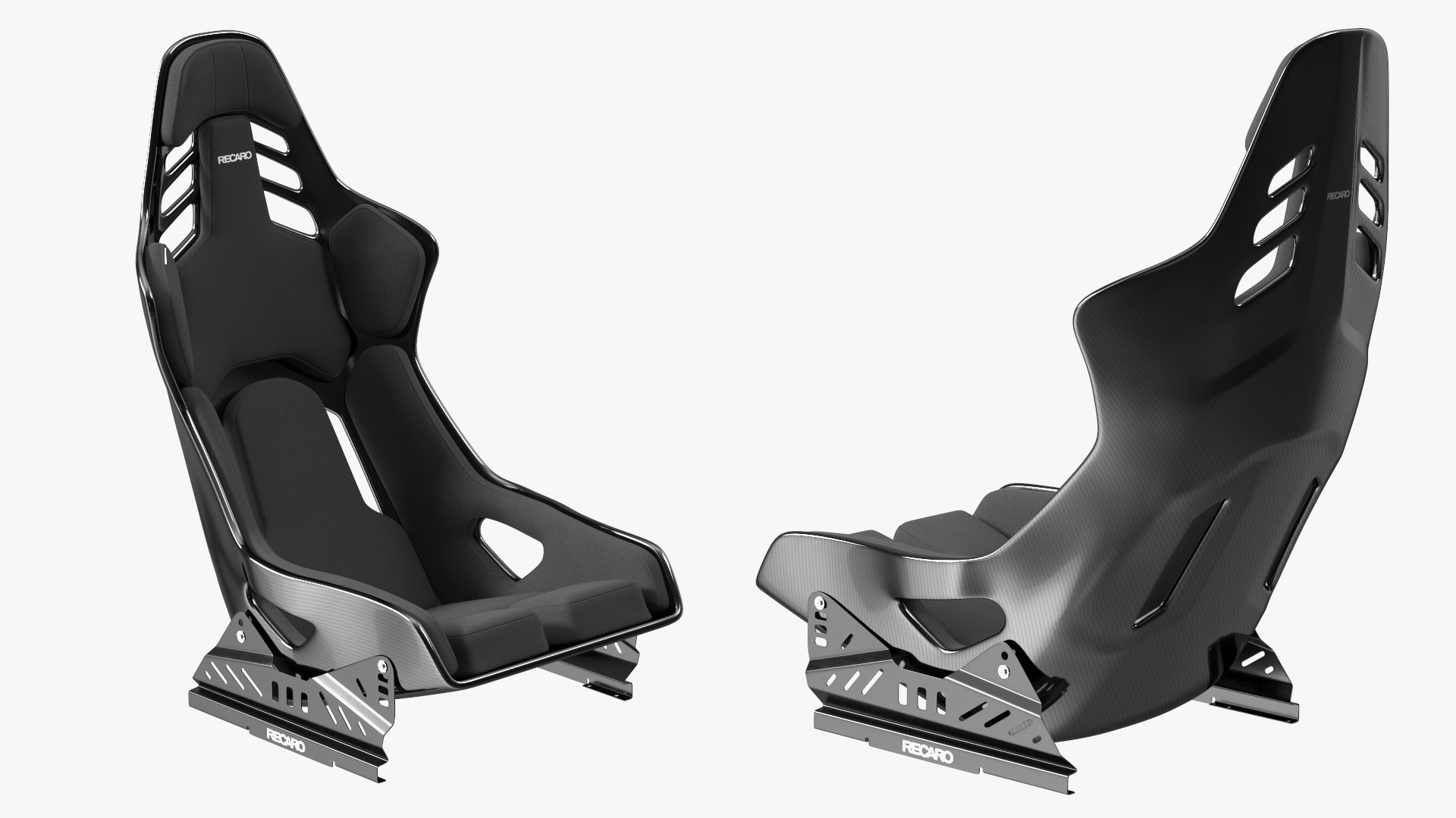 3D RECARO Podium CF Black Racing Seat - TurboSquid 2152186