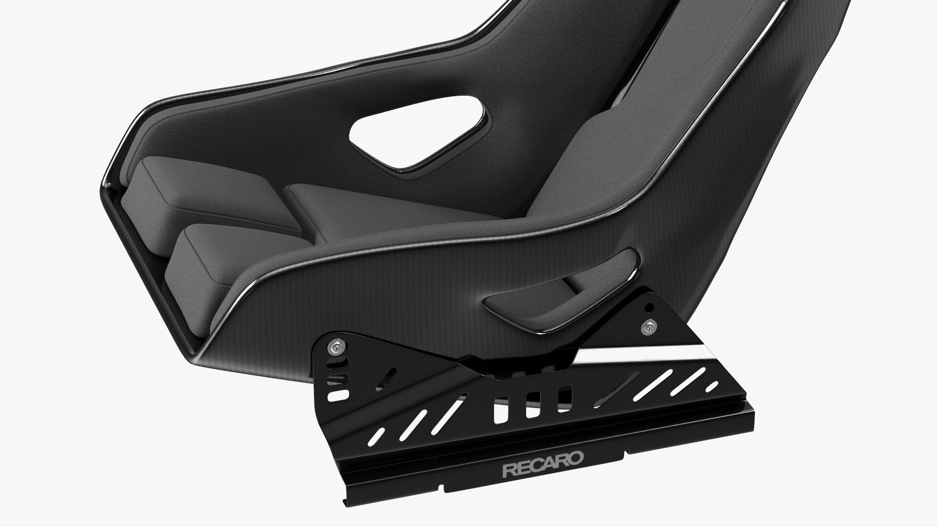 3D RECARO Podium CF Black Racing Seat - TurboSquid 2152186
