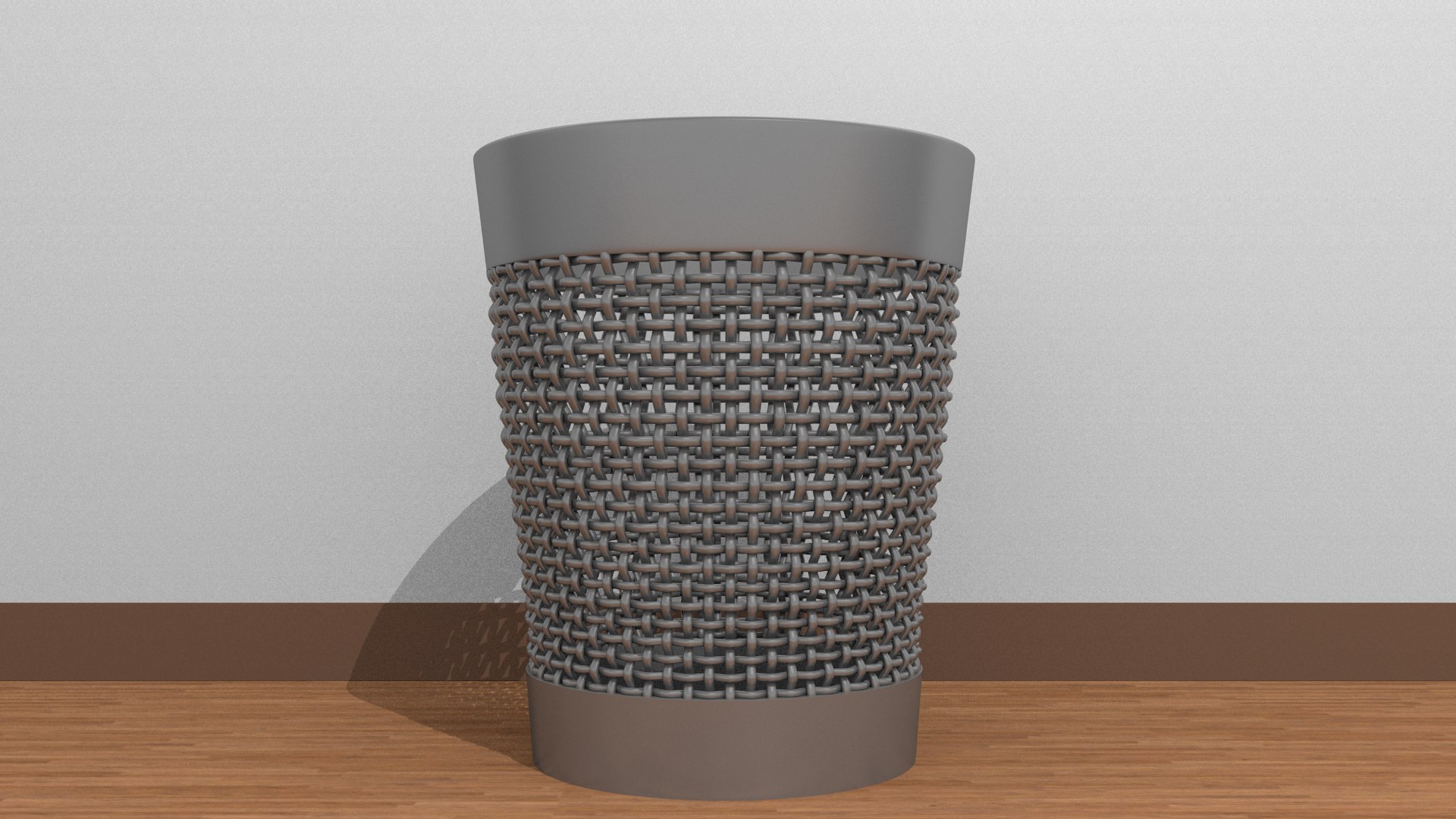 3d obj garbage bin