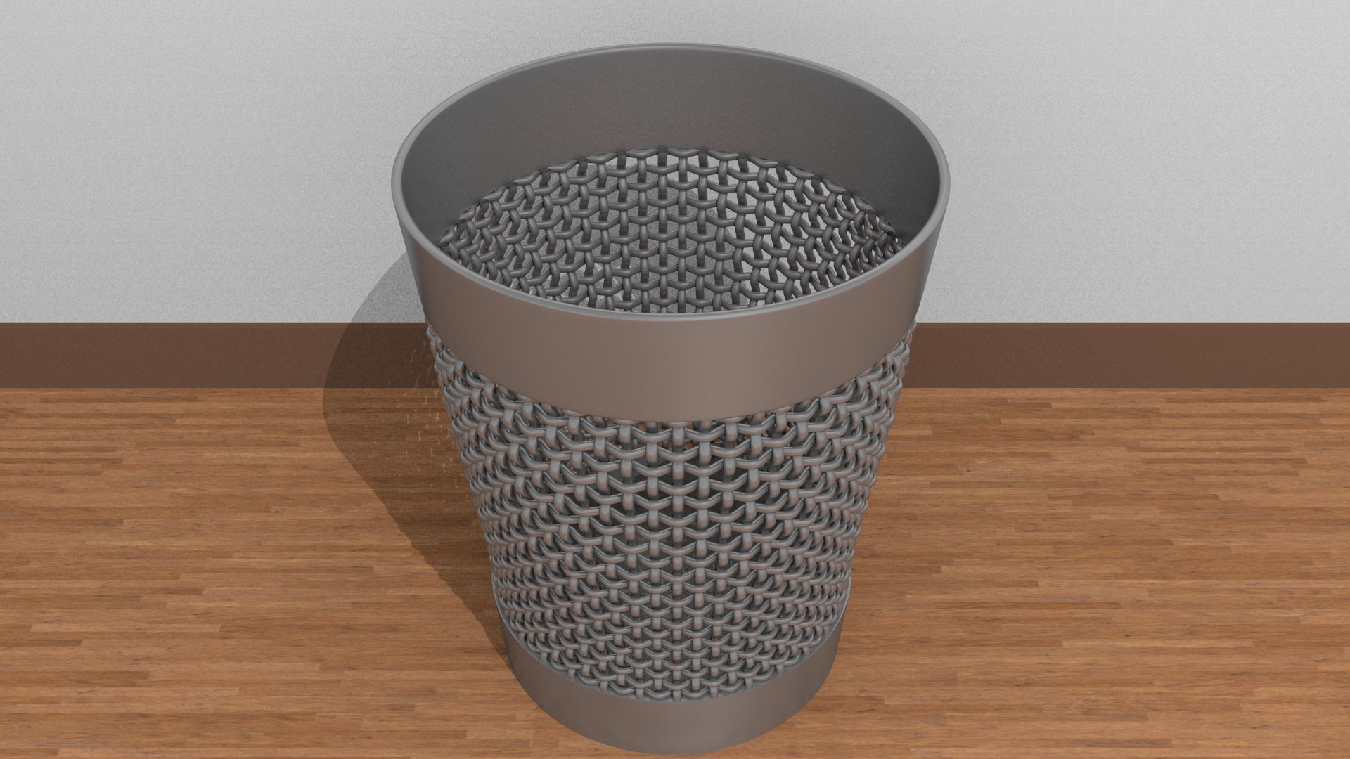3d obj garbage bin