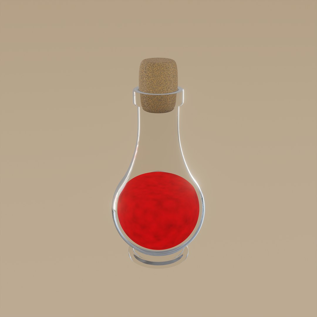3D Potion Bottle - TurboSquid 2173208